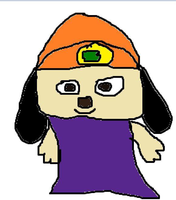 I poorly drew PaRappa in MS paint | Scrolller