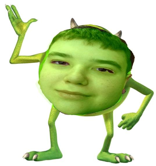 I put ablo's face on mike wazowski | Scrolller