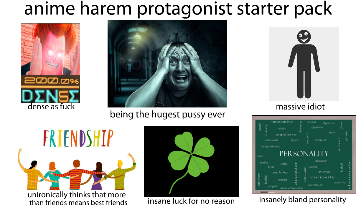 I swear I just want to slap every harem protagonist ever | Scrolller