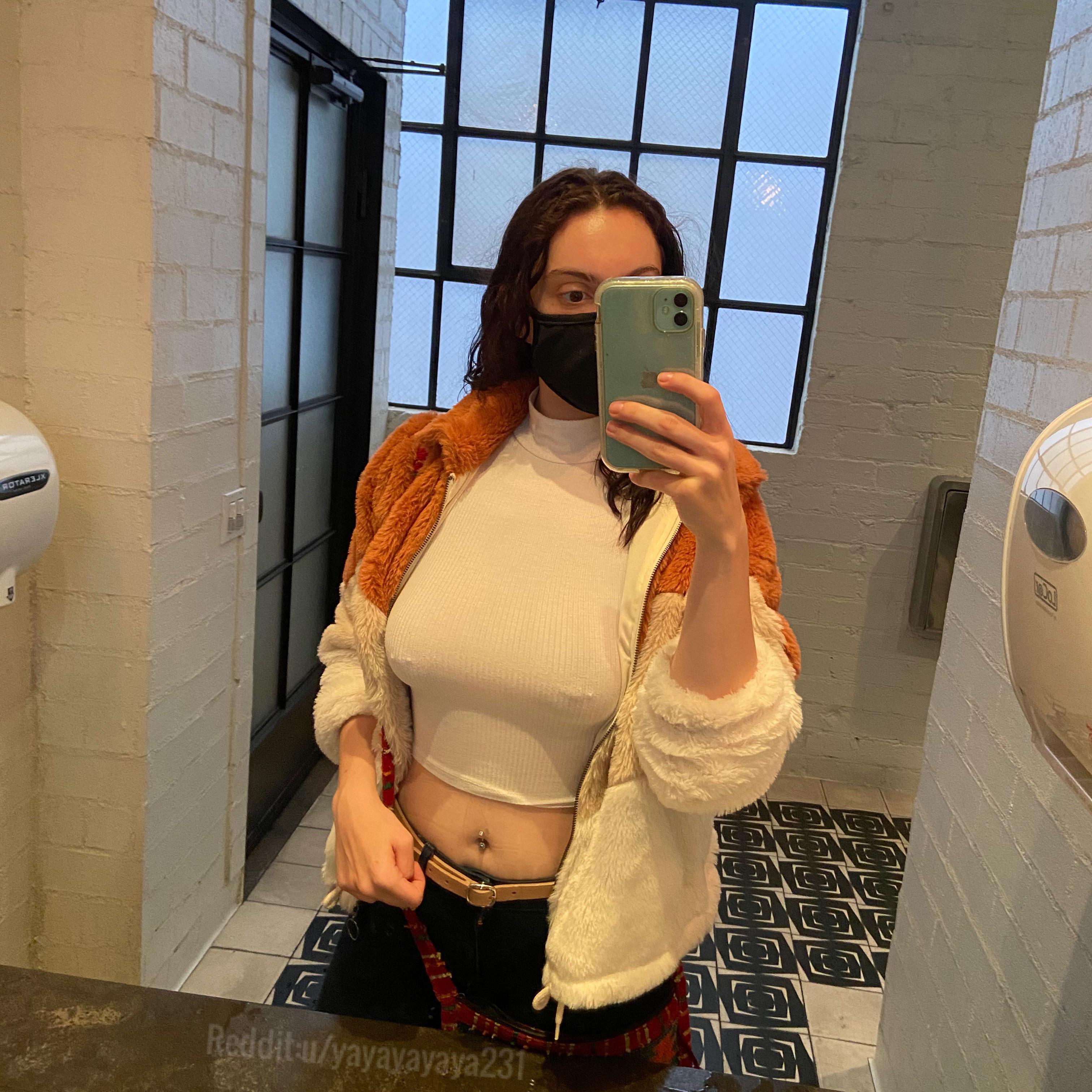 I think I caught some eyes at the restaurant | Scrolller