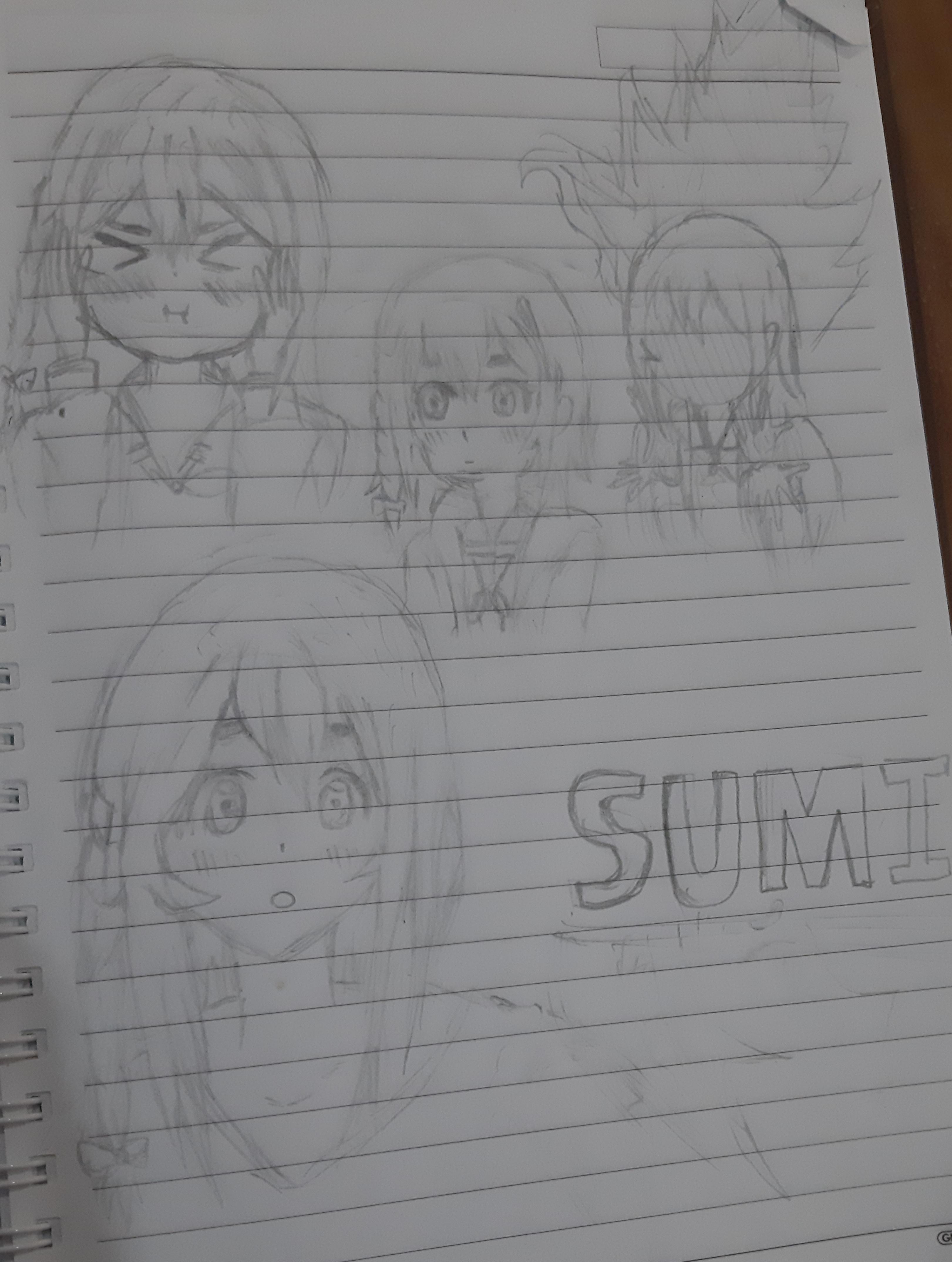 I tried drawing sumi chan | Scrolller