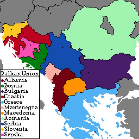 I tried fixing the Balkan borders | Scrolller