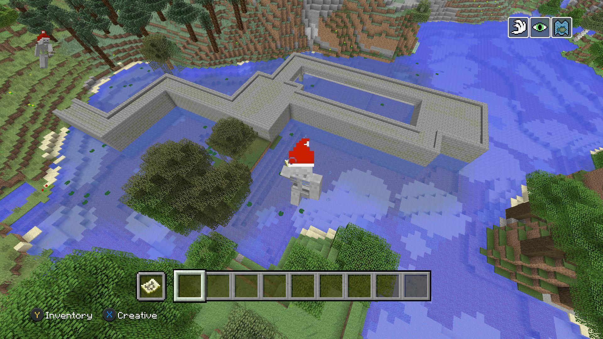 I tried making something based off of swamp level structures in mc: dungeons for a hunger games ...