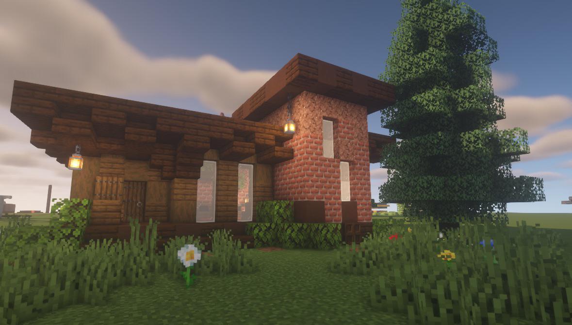 I tried to make a modern and rustic house! How did i do? | Scrolller