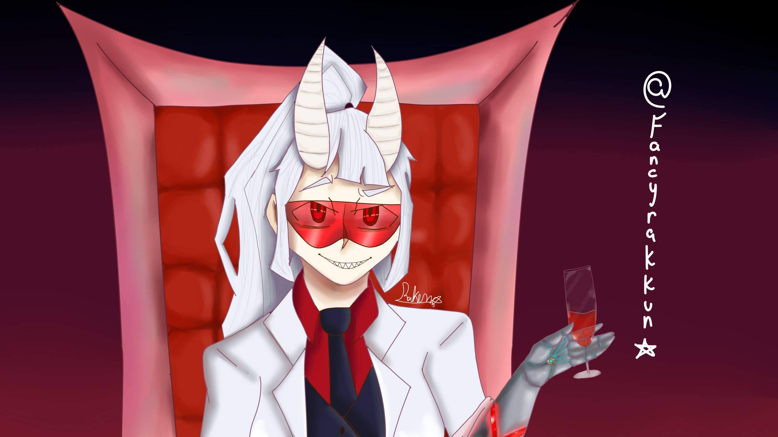 I try to draw in digital because i'm not in classes //loremaster on her throne | Scrolller