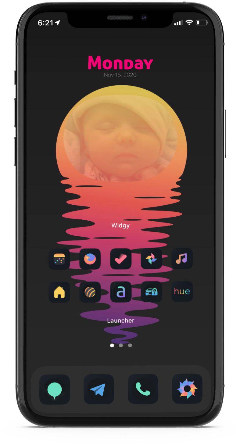 I turned my baby into the teletubbies sun for my widgy theme | Scrolller