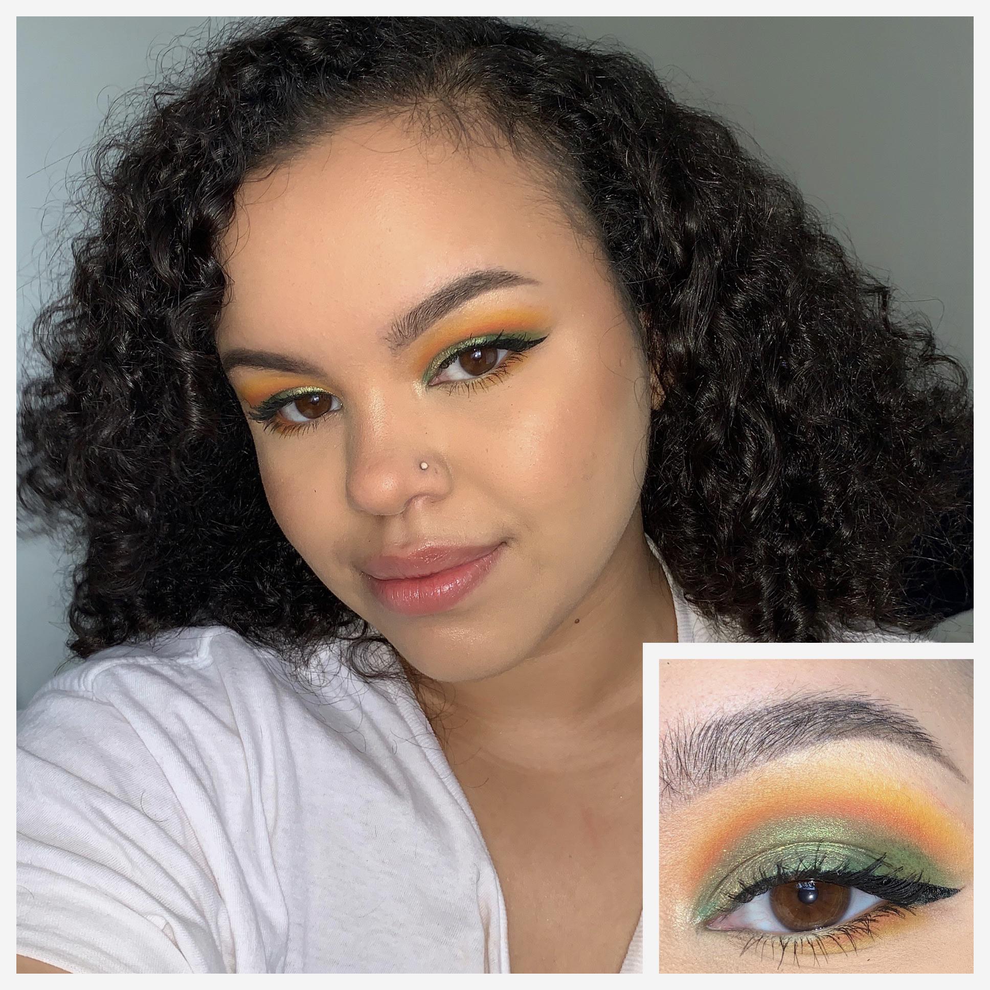 Ive Been Seeing So Many Pretty Greenyellow Looks Lately I Wanted To Try 🍊🍋🥝 Scrolller