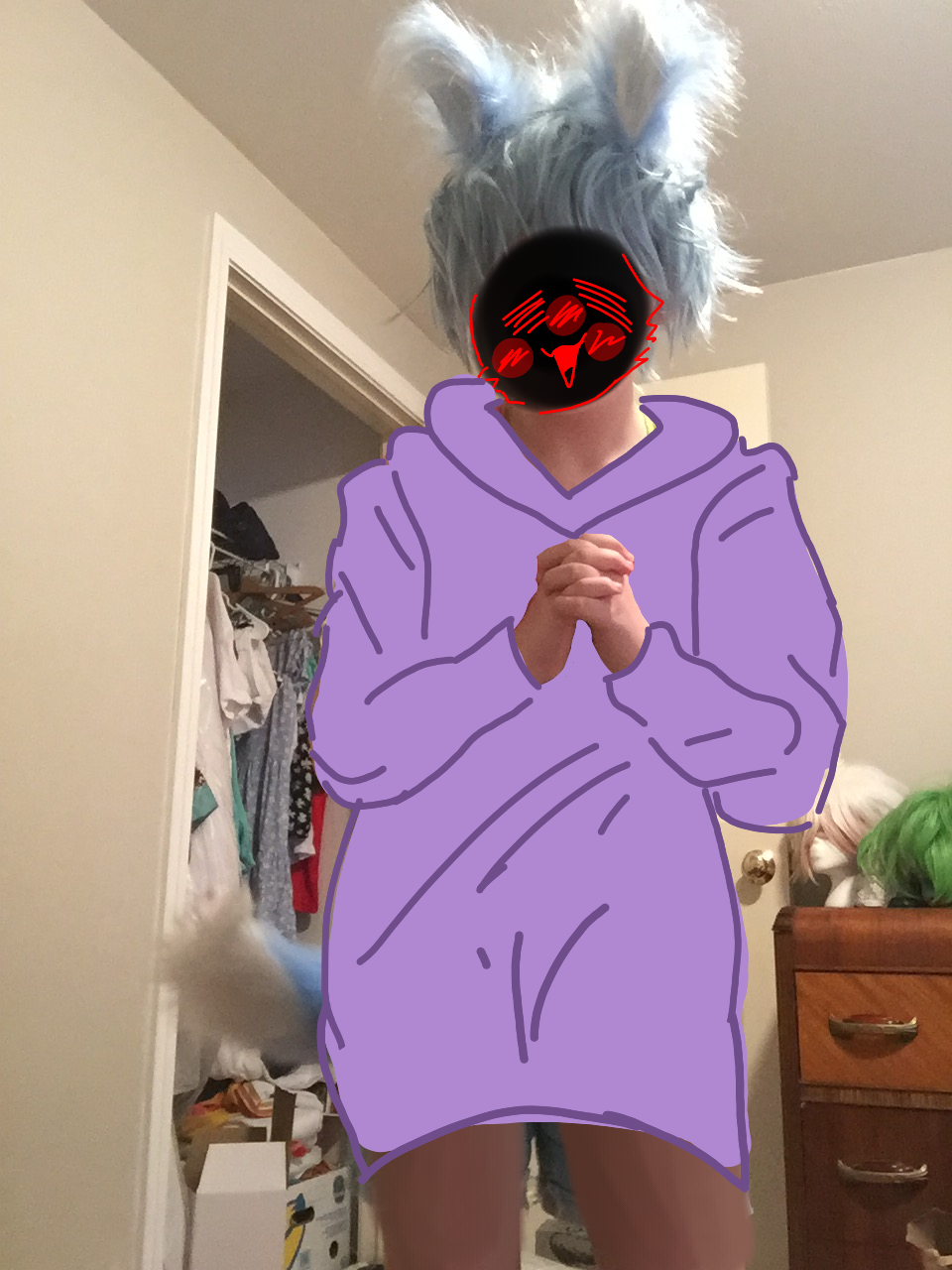 I want a hoodie to go with this but I don't own it yet so here I poorly edited it on | Scrolller