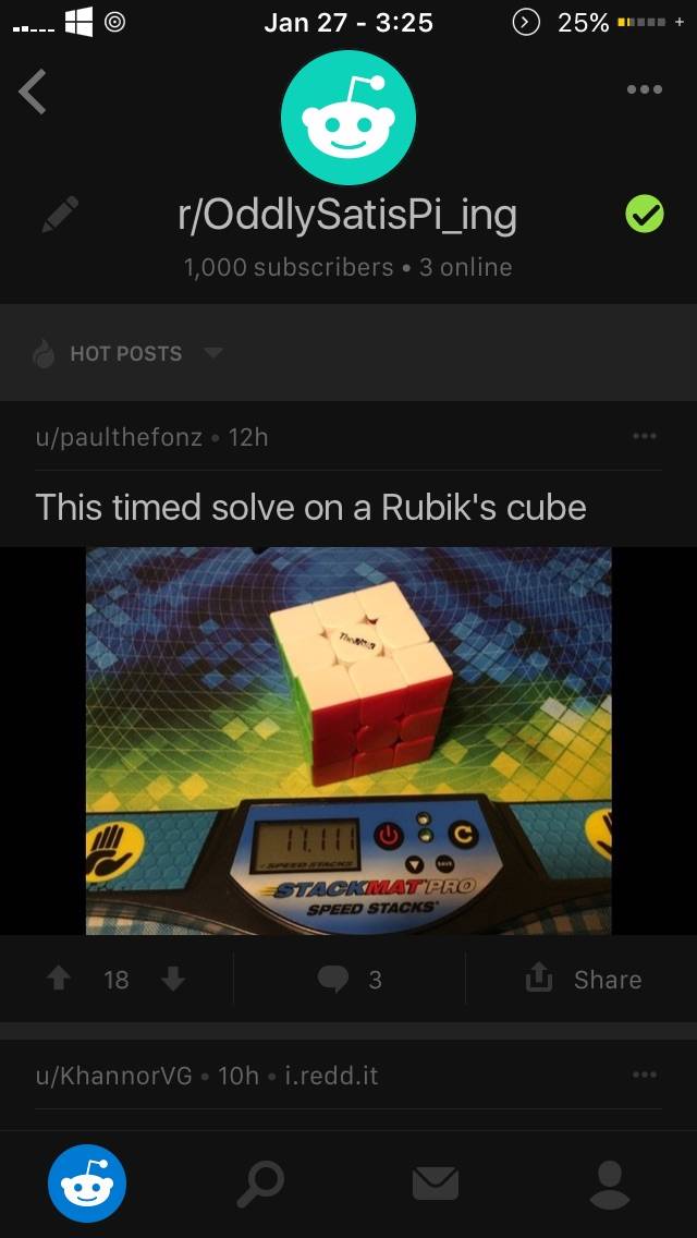 I was the 1000th subscriber | Scrolller