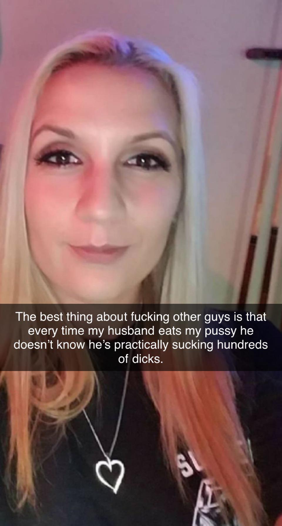 I wonder if her husband likes the taste of my dick 🤔 | Scrolller