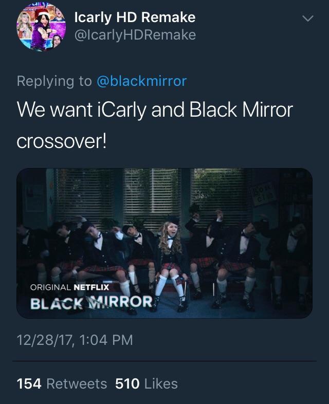 iCarly and Black Mirror crossover | Scrolller