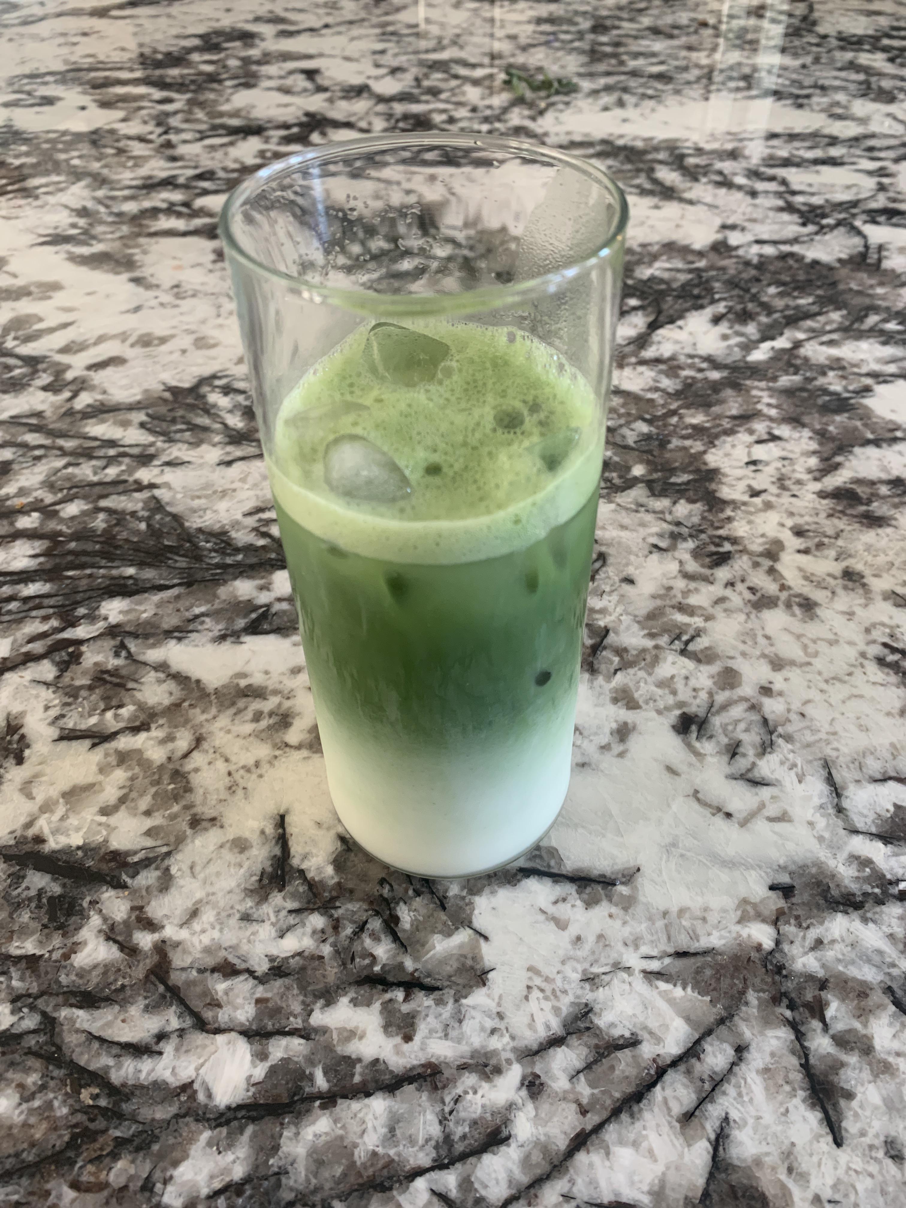 Iced matcha latte | Scrolller