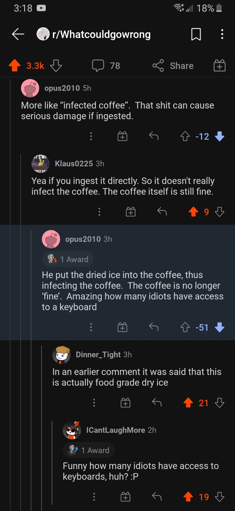 Idiots with keyboards. | Scrolller