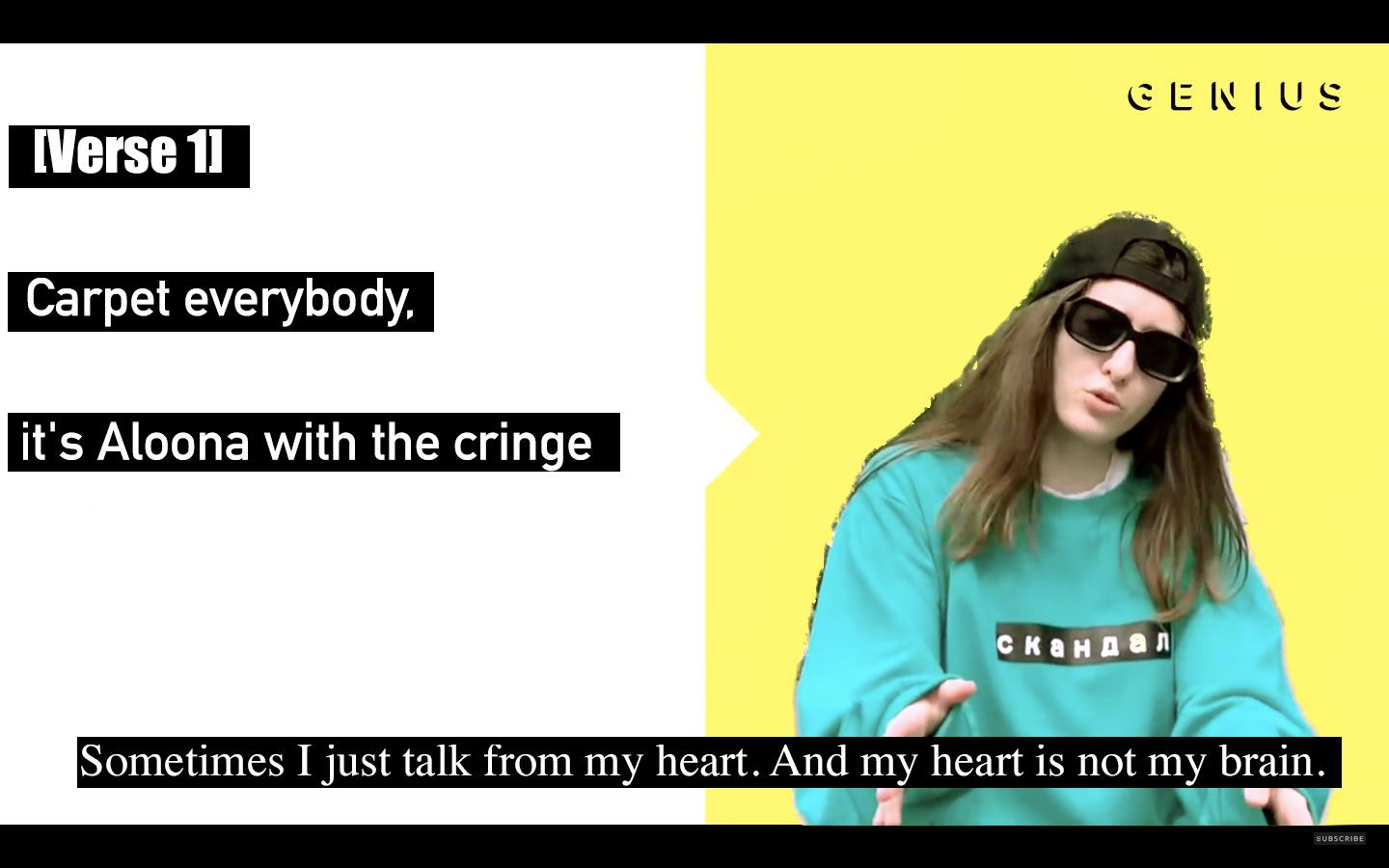 If Aloona was in a Genius video. | Scrolller