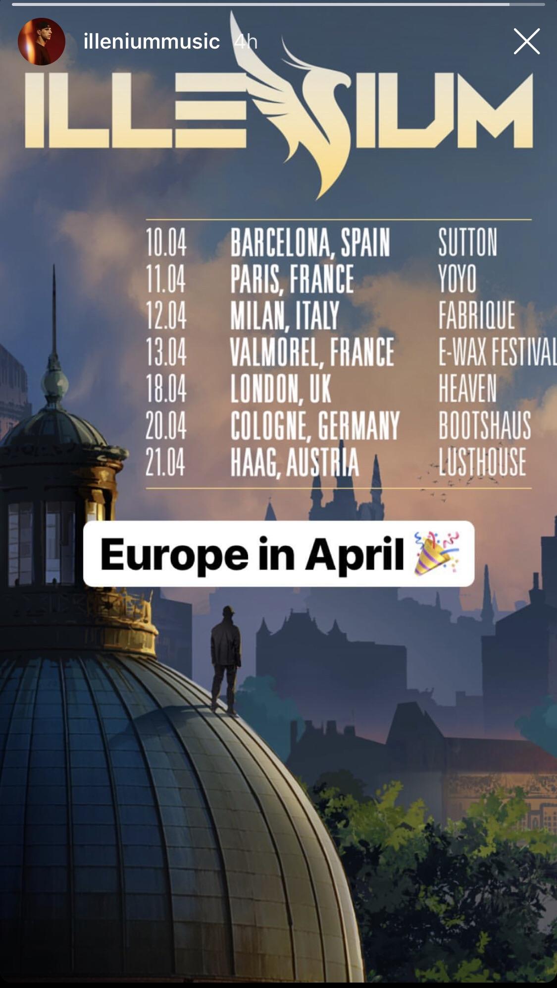 Illenium Europe Tour | Scrolller