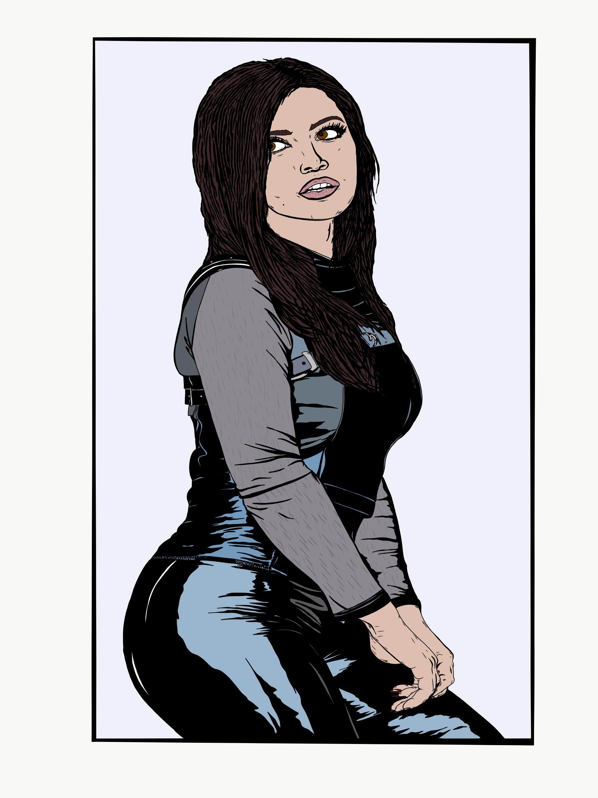 Illustration I did of Chrissy | Scrolller