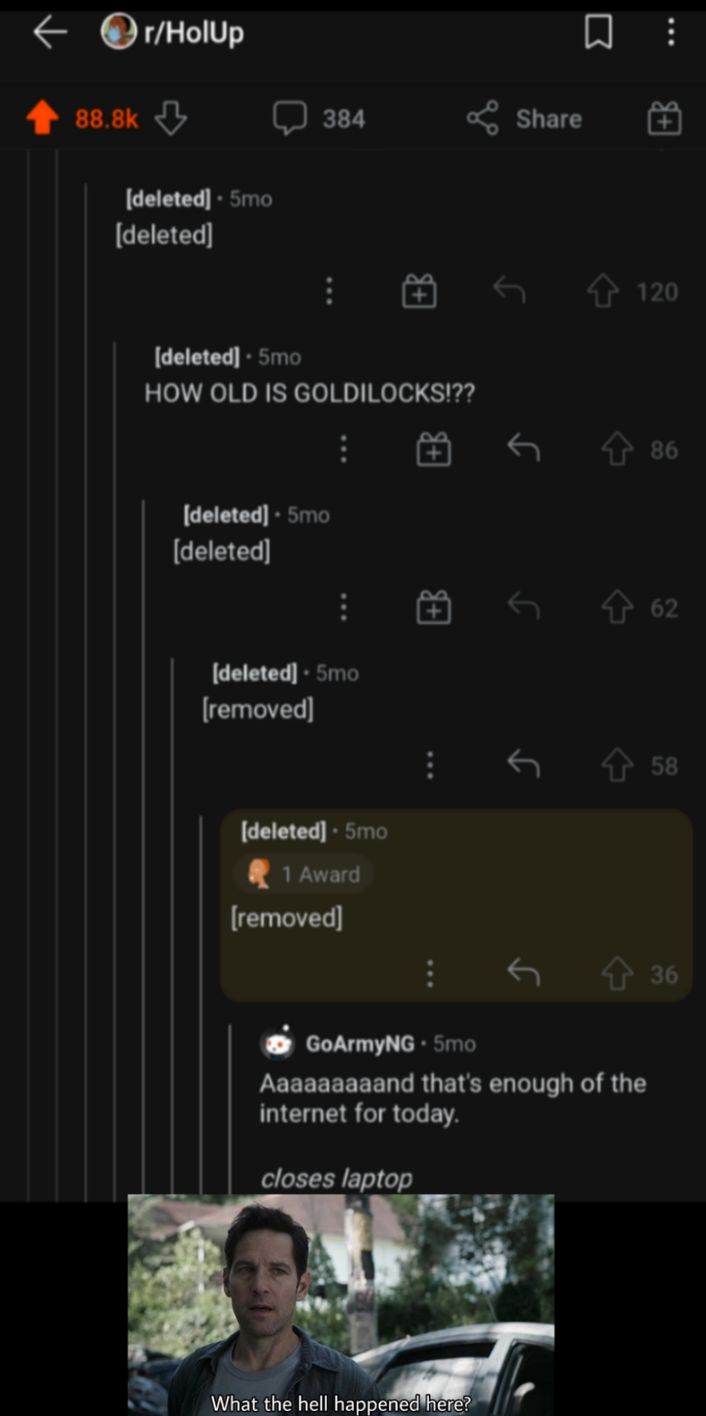 I'm a little scared. | Scrolller