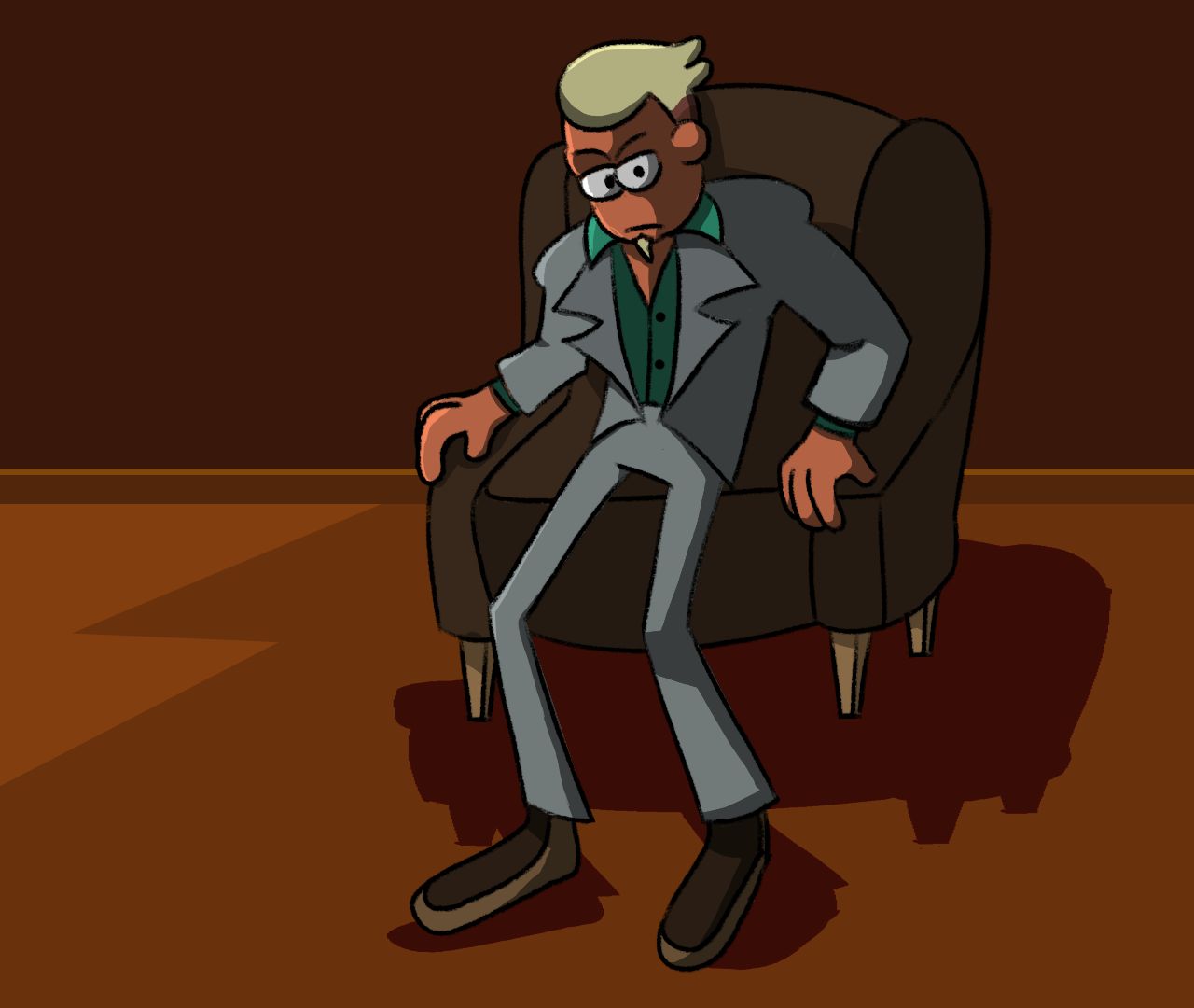 I'm extremely excited for Chipwrecked! Here's a picture I drew of the man himself: | Scrolller