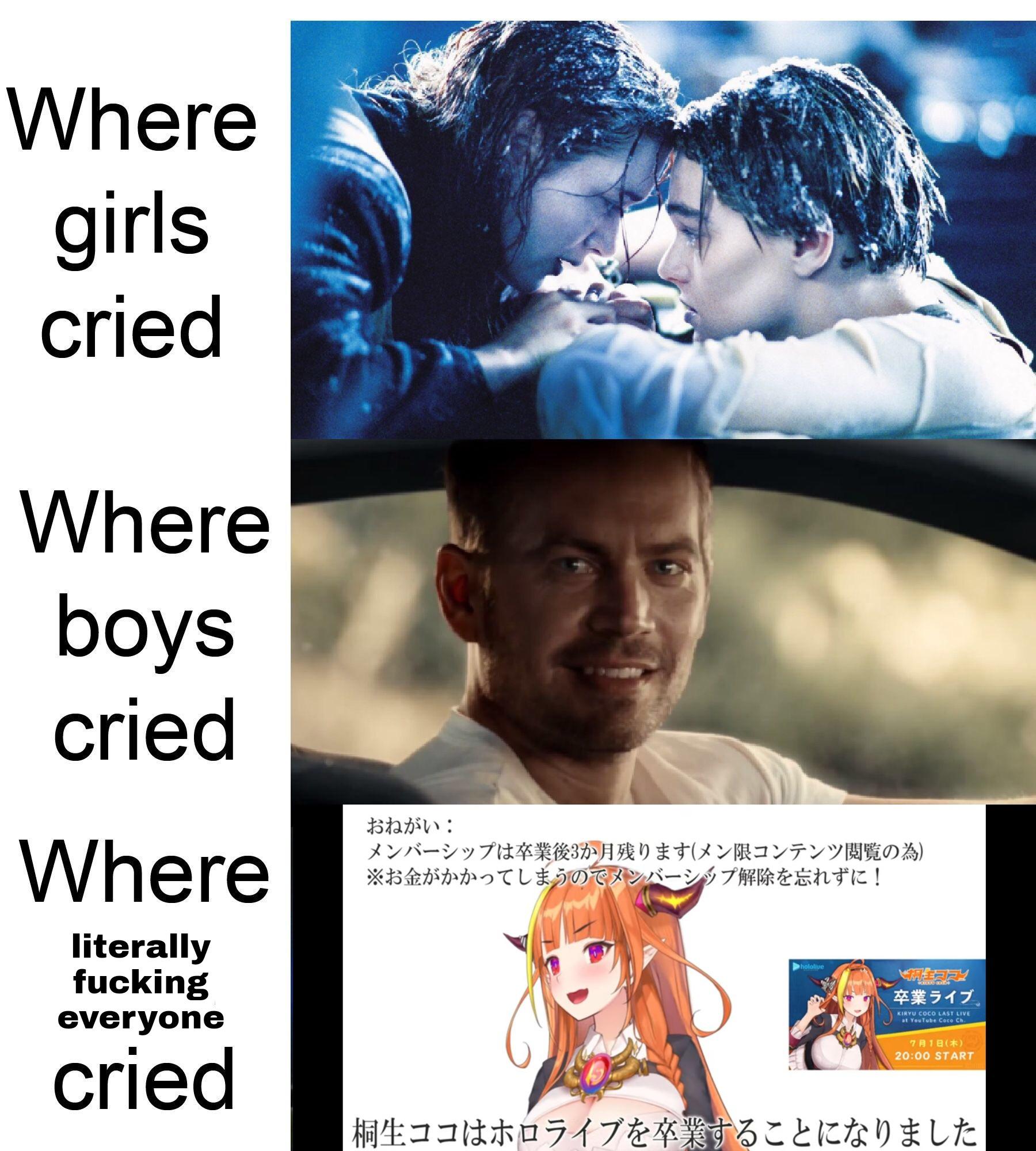 Im not crying you're crying... | Scrolller