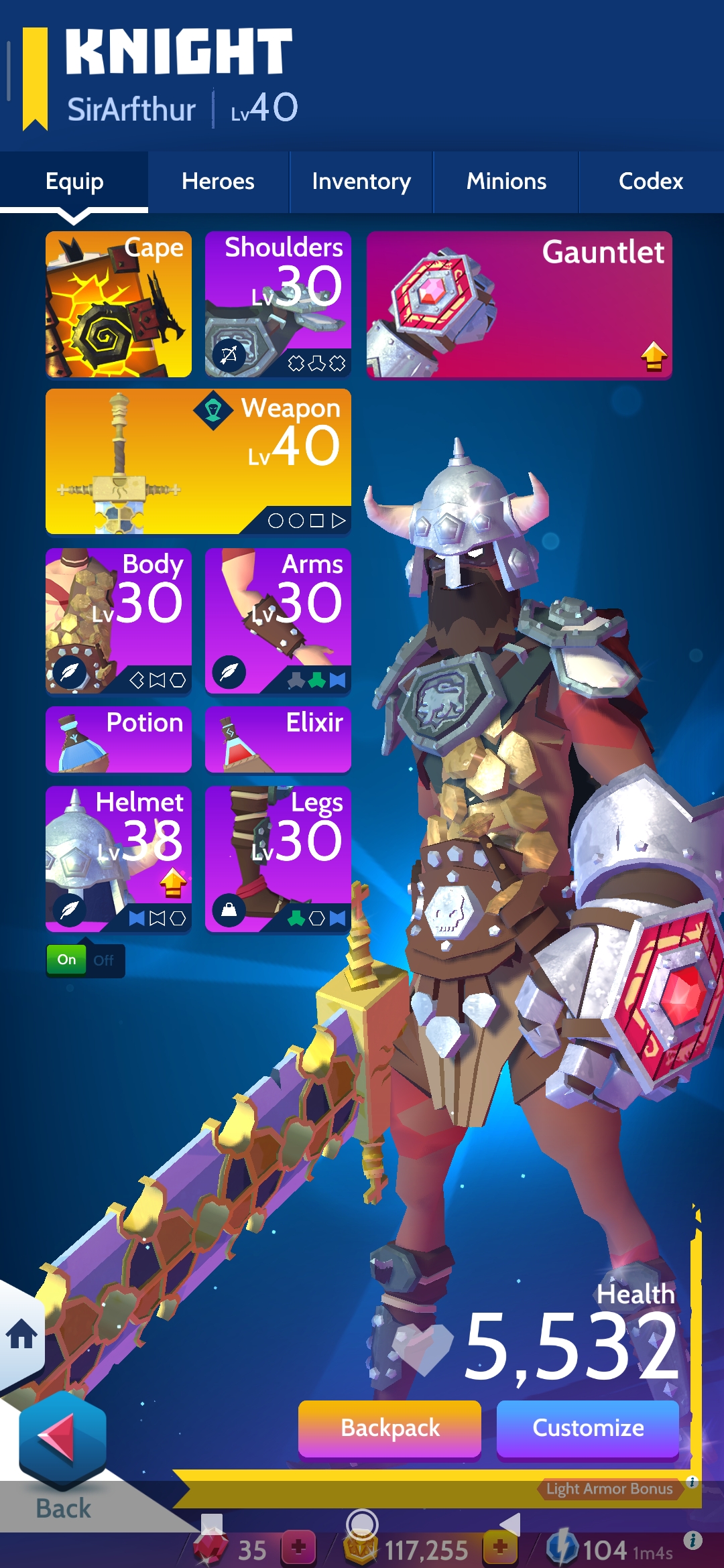 Im now part of the full legendary knights! | Scrolller