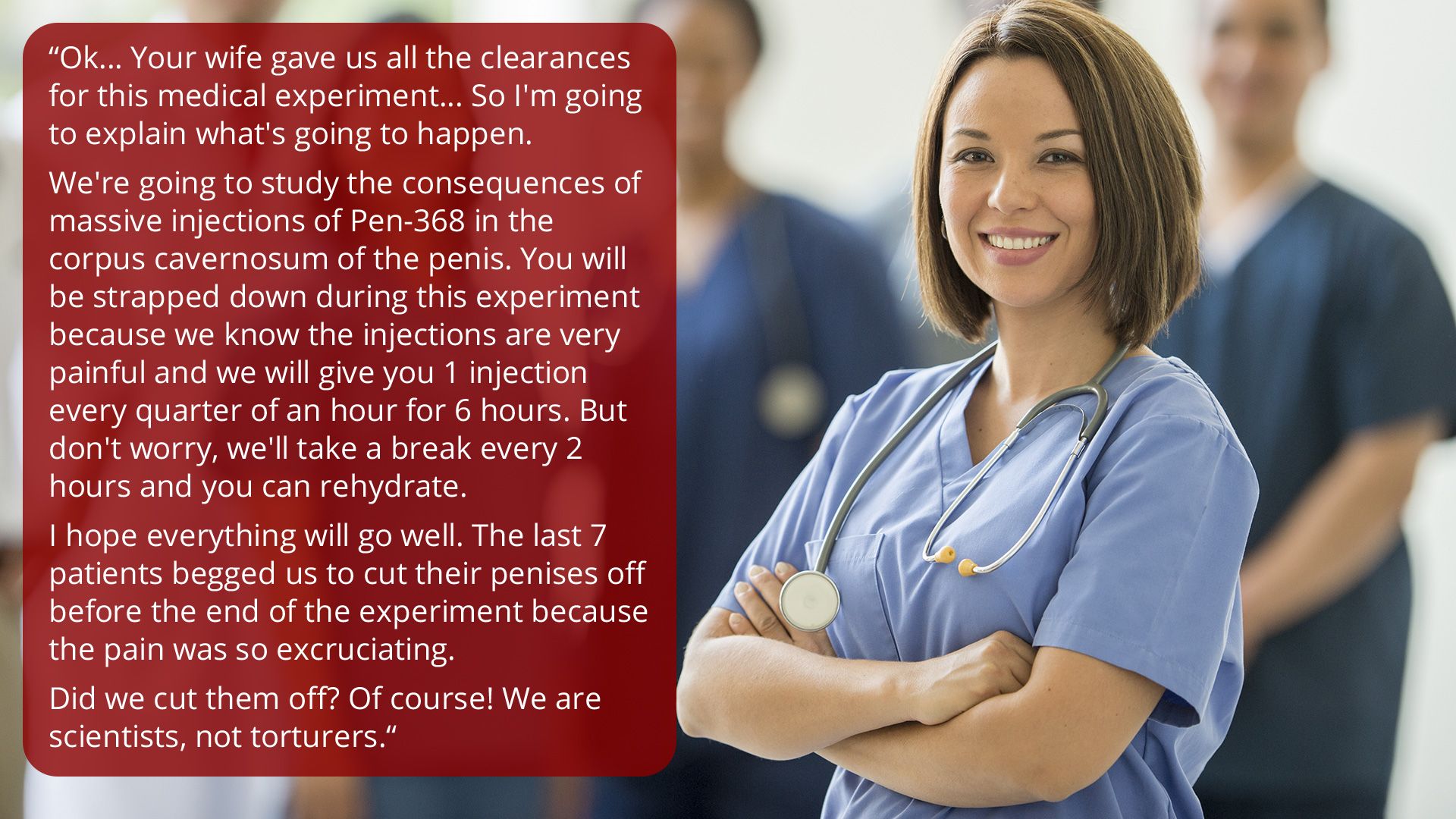 I'm ready for this medical experiment ... | Scrolller