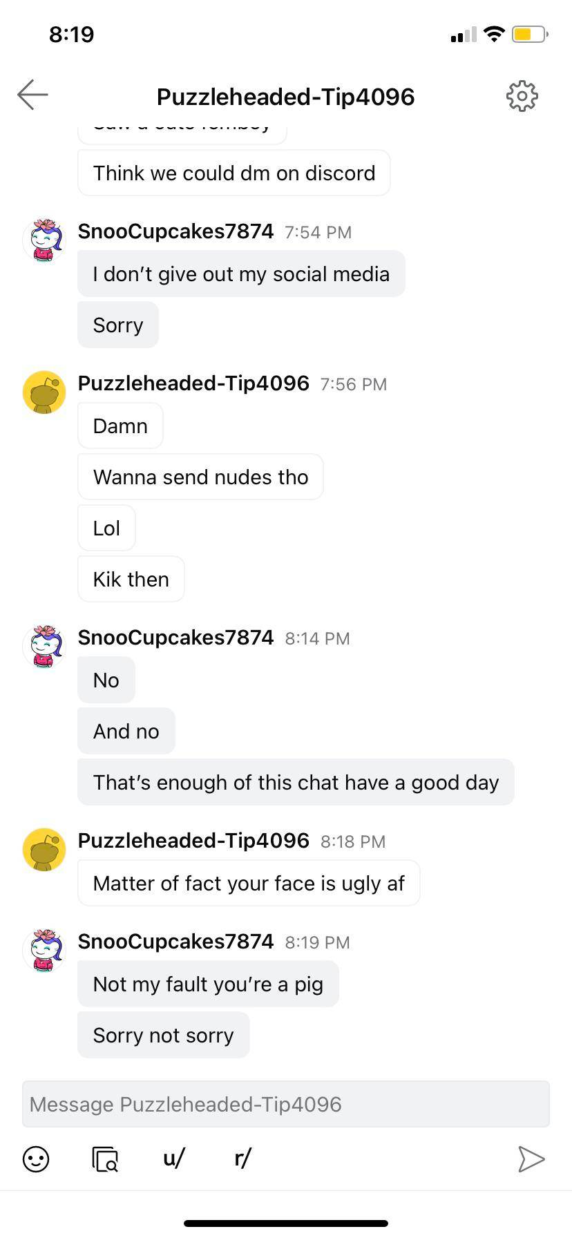 Imagine being this down bad… and toxic | Scrolller