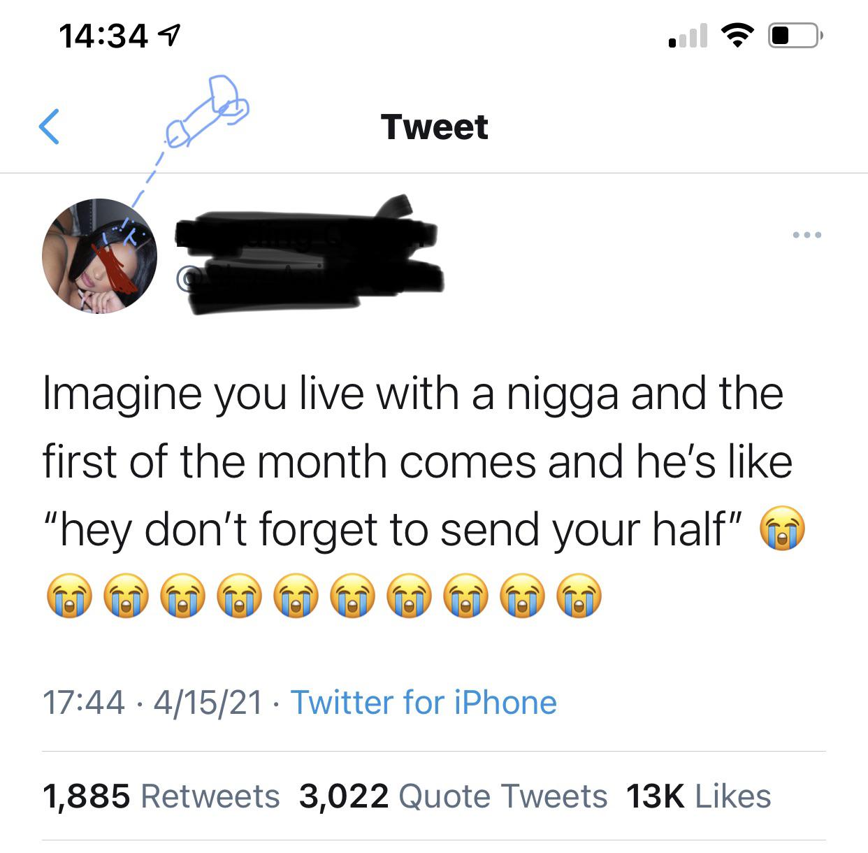 Imagine you live with a gold digger... | Scrolller