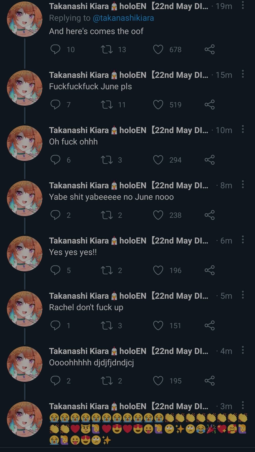 Immortalised Tenchou Livetweeting | Scrolller