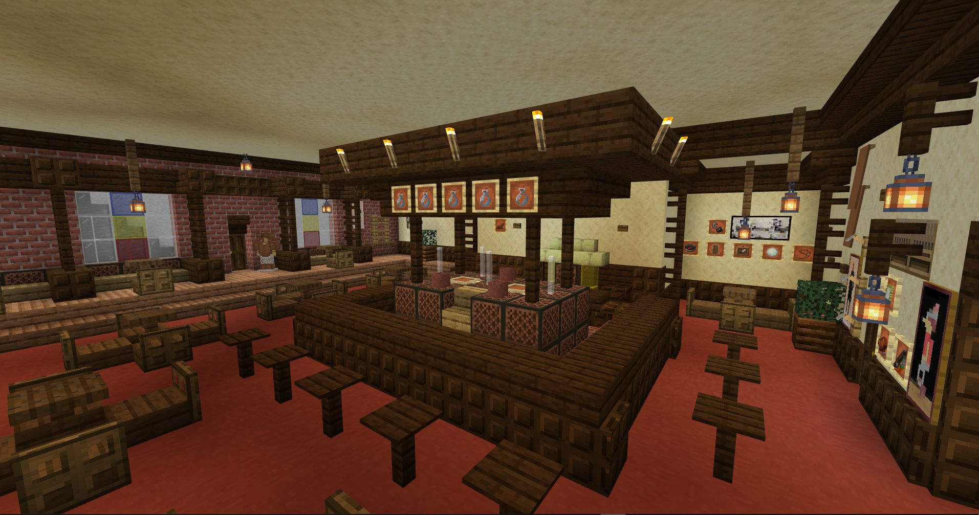 In case anyone here likes Minecraft - Here's the Cheers bar interior | Scrolller