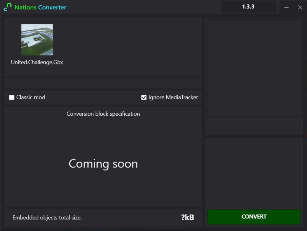 In case you didn't know, you can convert any map from TMNF and TM2 Stadium into TM 2020 using ...