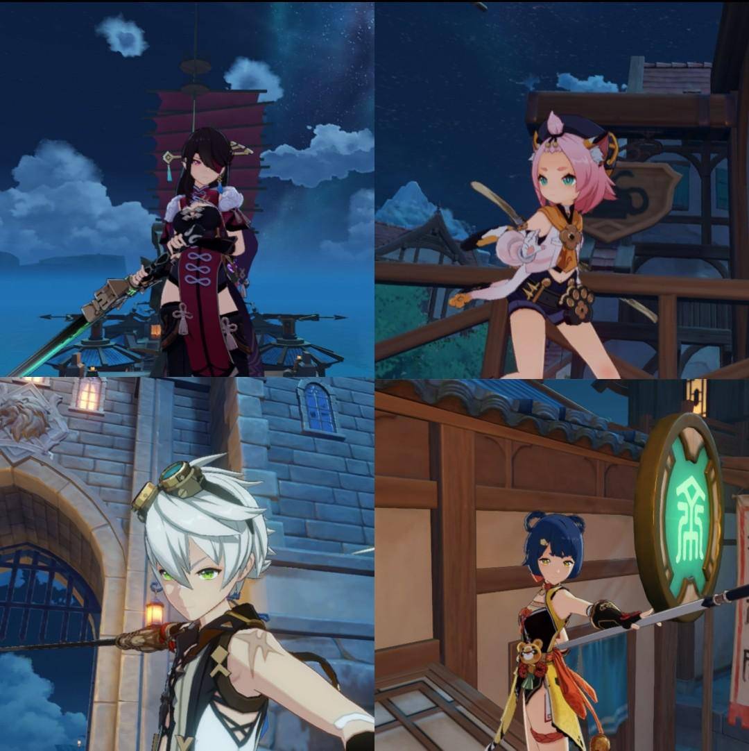 In-game photoshoot of my team | Scrolller