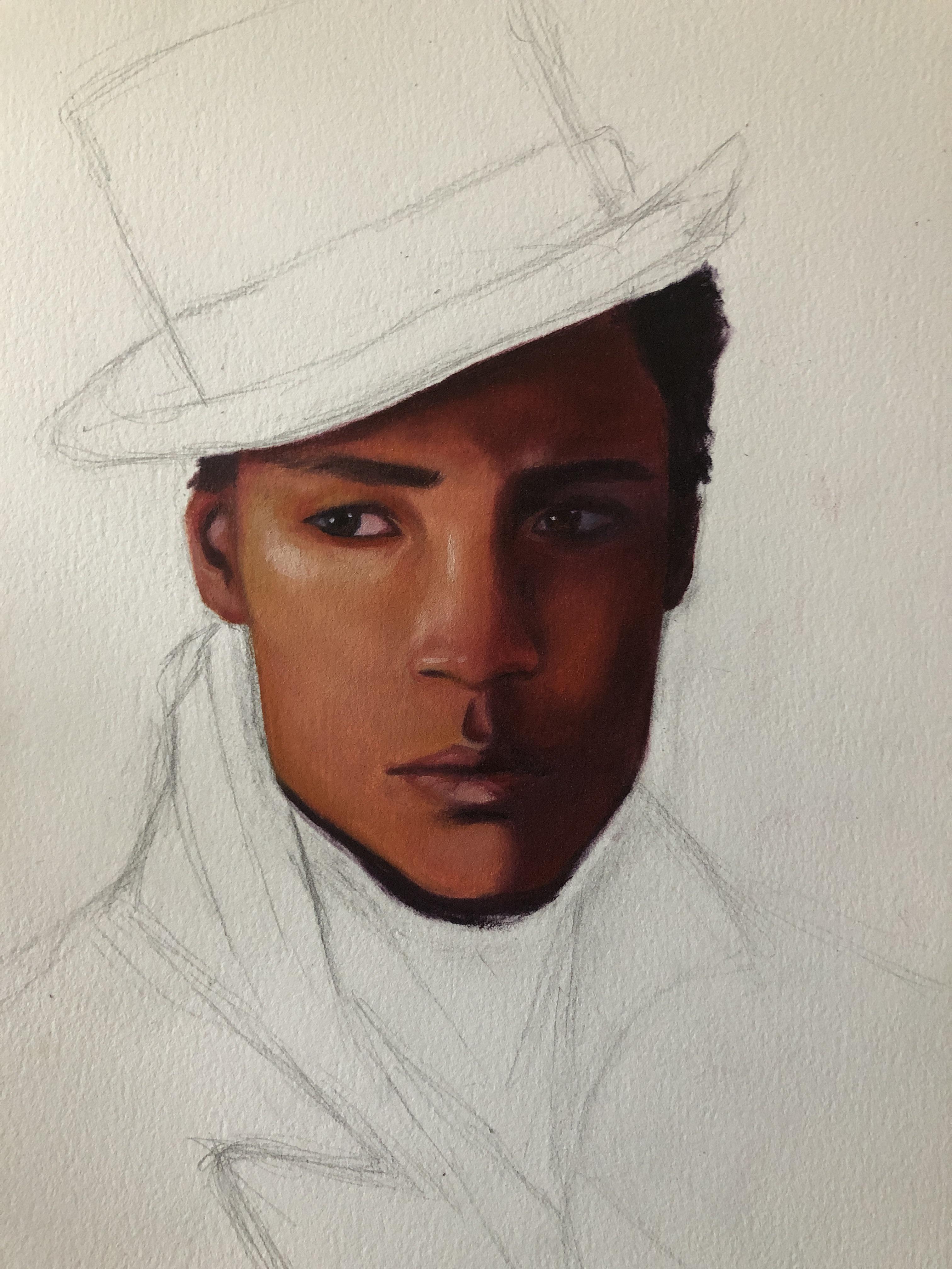In progress Jesper oil painting!! :) | Scrolller