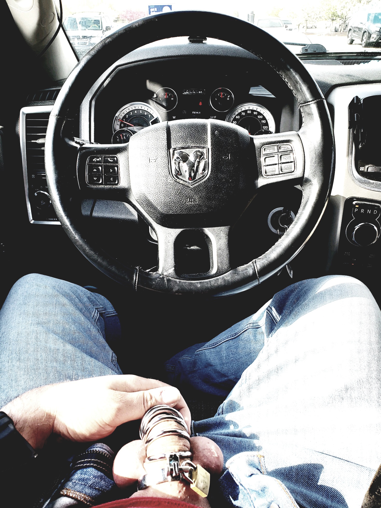 In-town chastity check-in. Property of Mistress @. | Scrolller