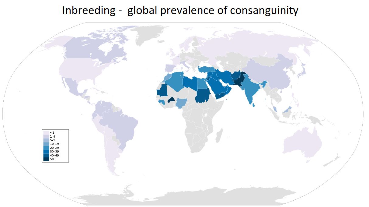 Inbreeding by country | Scrolller