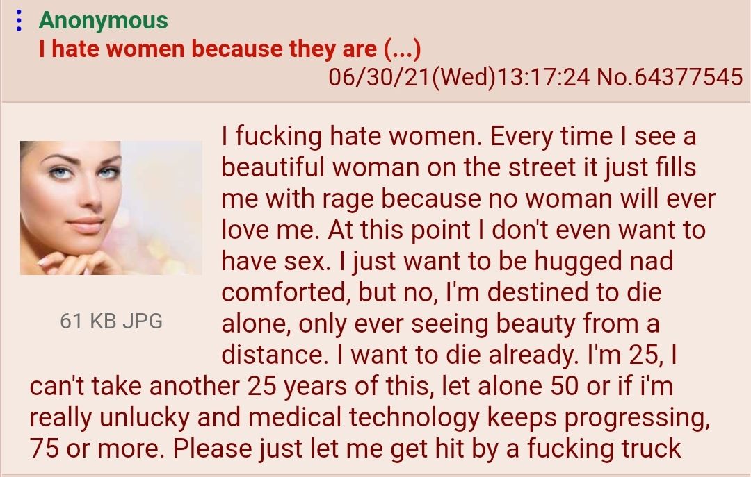 Incel displays his sigma grindset on the libsoy virgins | Scrolller