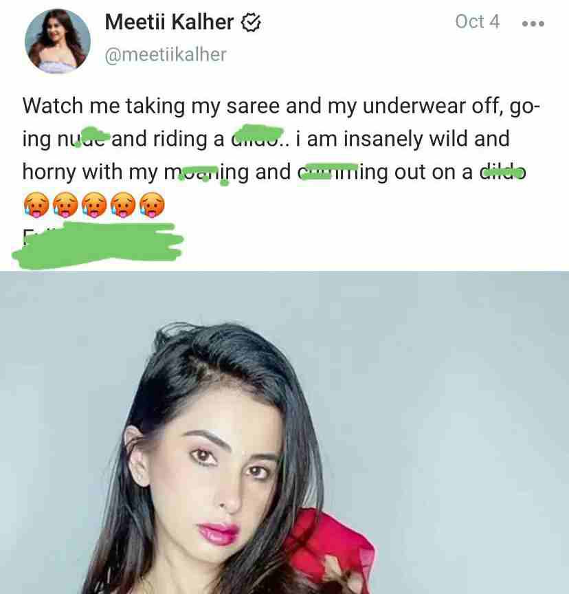INDIAN MODEL MEETII KALHER ONLYFANS NEW SAREE VIDEO LINK IN COMMENT | Scrolller
