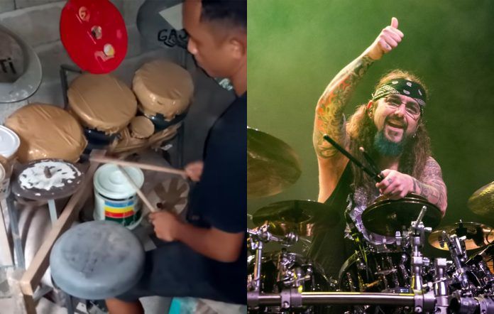 Indonesian drummer with homemade kit goes viral and gets a new drum kit thanks to Mike Portnoy ...