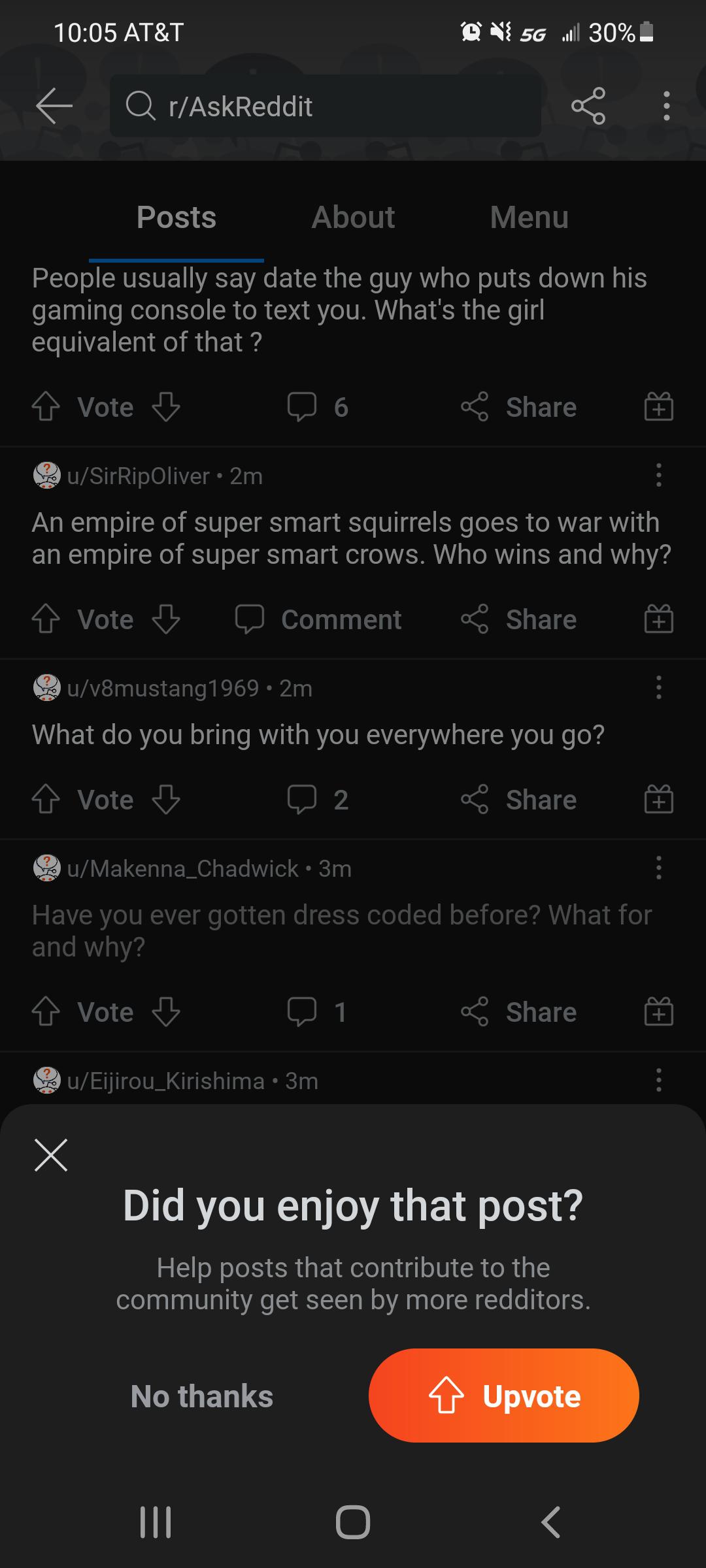 Injecting intrusive Reddit bottom-screen pop-ups = cringe. | Scrolller