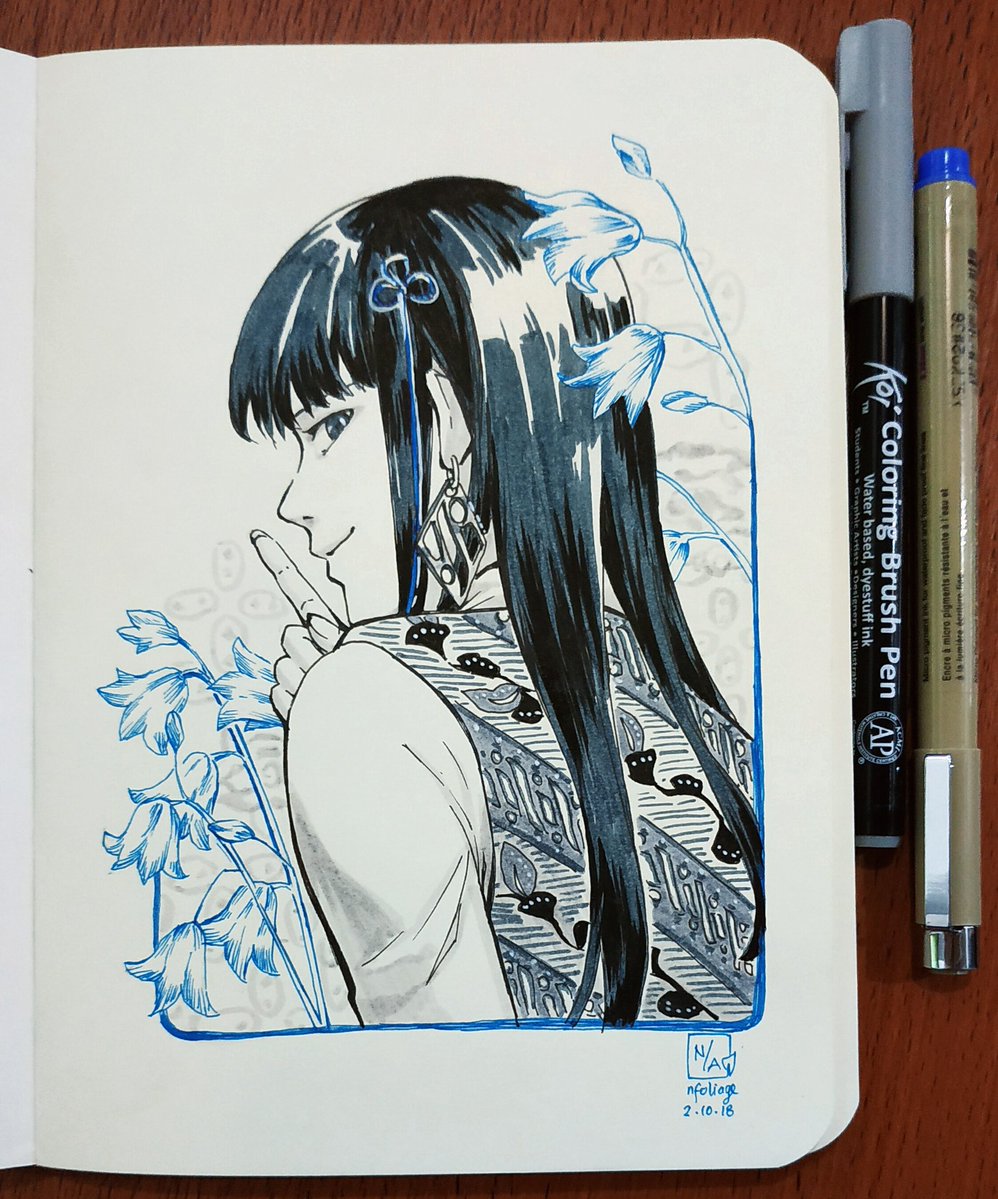 Inktober Hifumi by @nfoliage_ | Scrolller