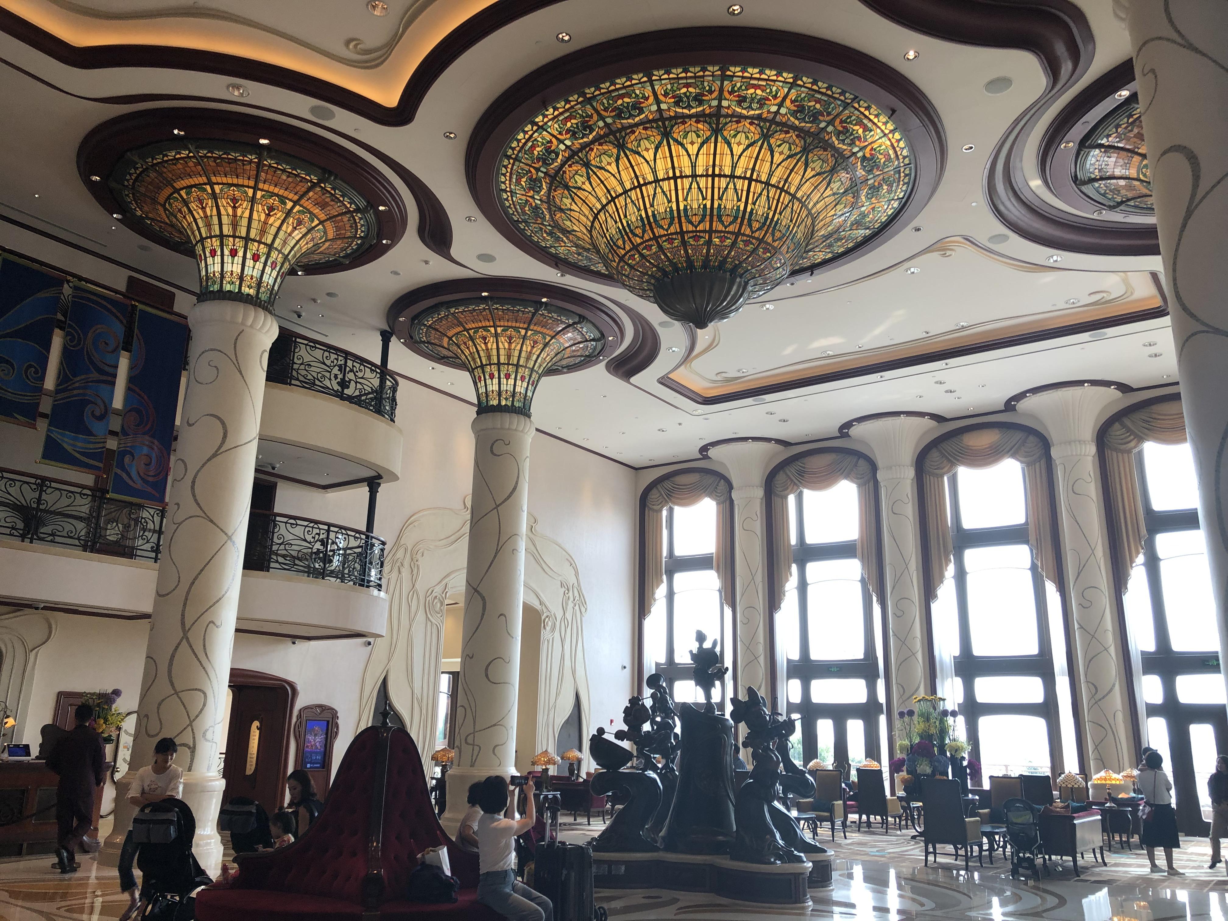 Inside the Shanghai Disneyland Hotel Lobby | Scrolller