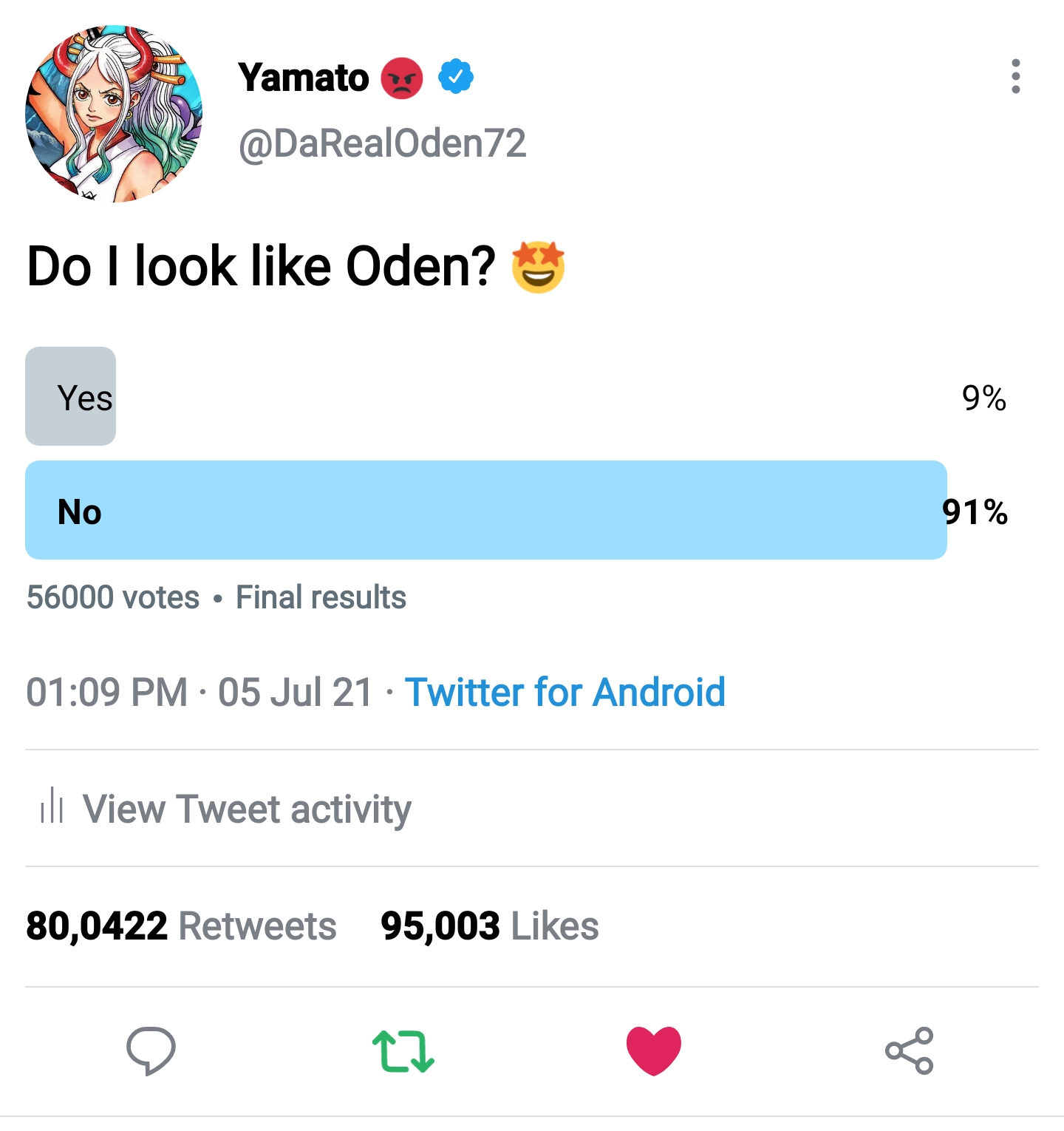 Inspired by a tweet by Oli London | Scrolller