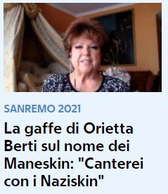 Interessante sta band a Sanremo | Scrolller