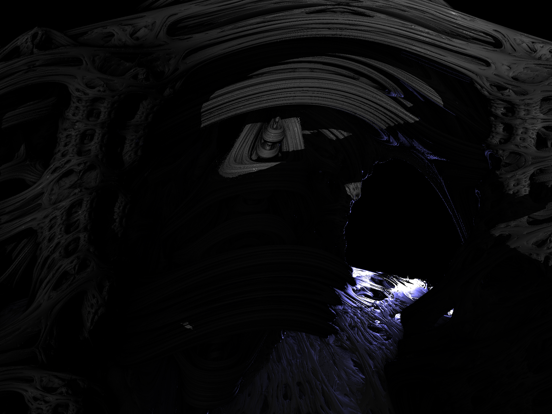 Into The Hive (Mandelbulb3D) | Scrolller