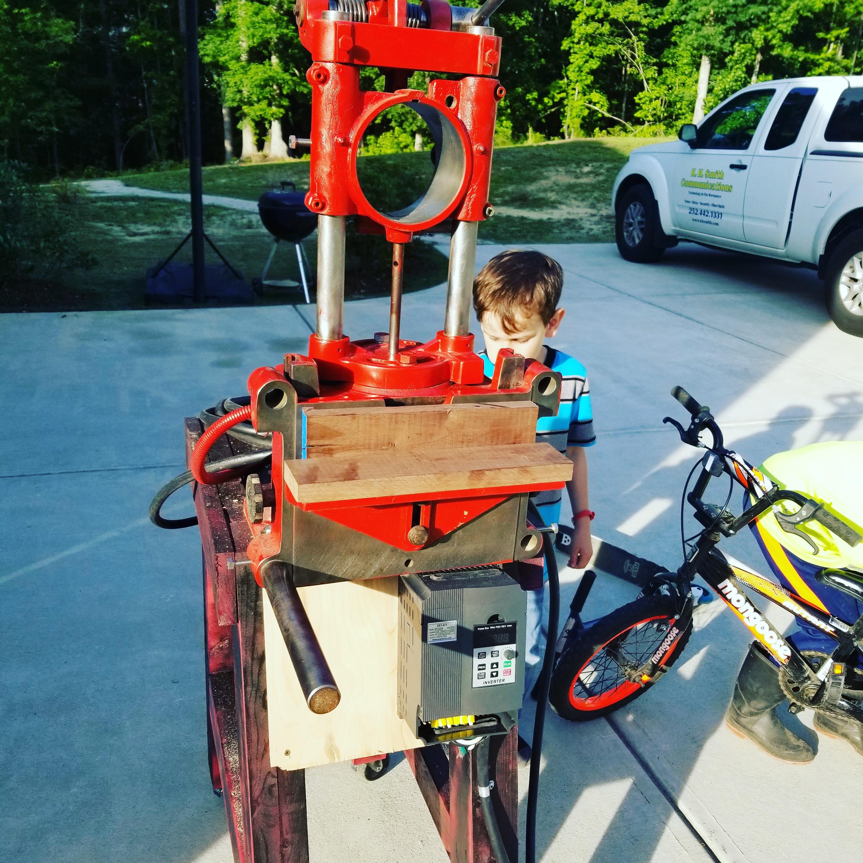 Inverter mounted wired ready for bearings tomorrow | Scrolller