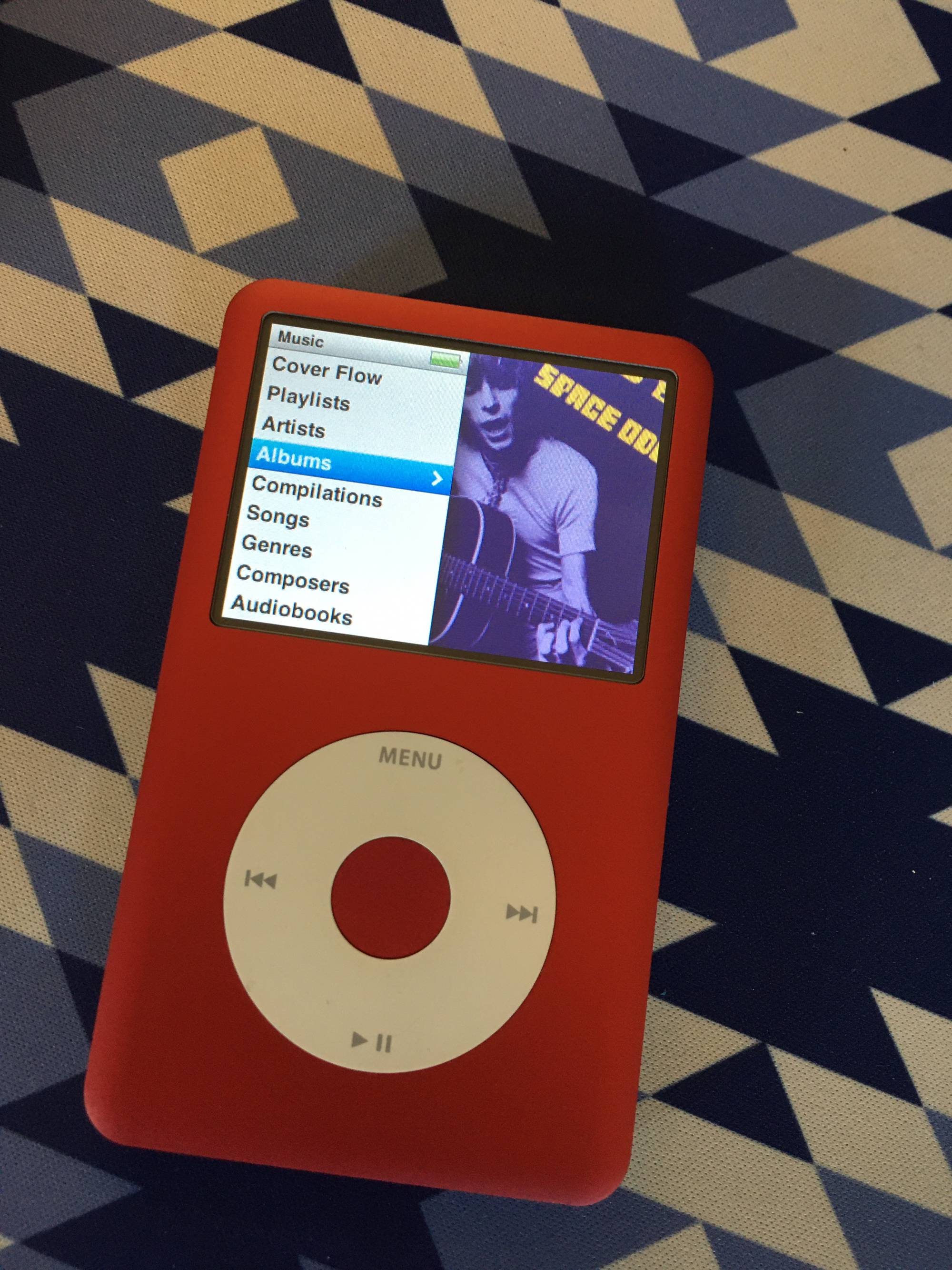Ipod Classic Product Red Project Scrolller