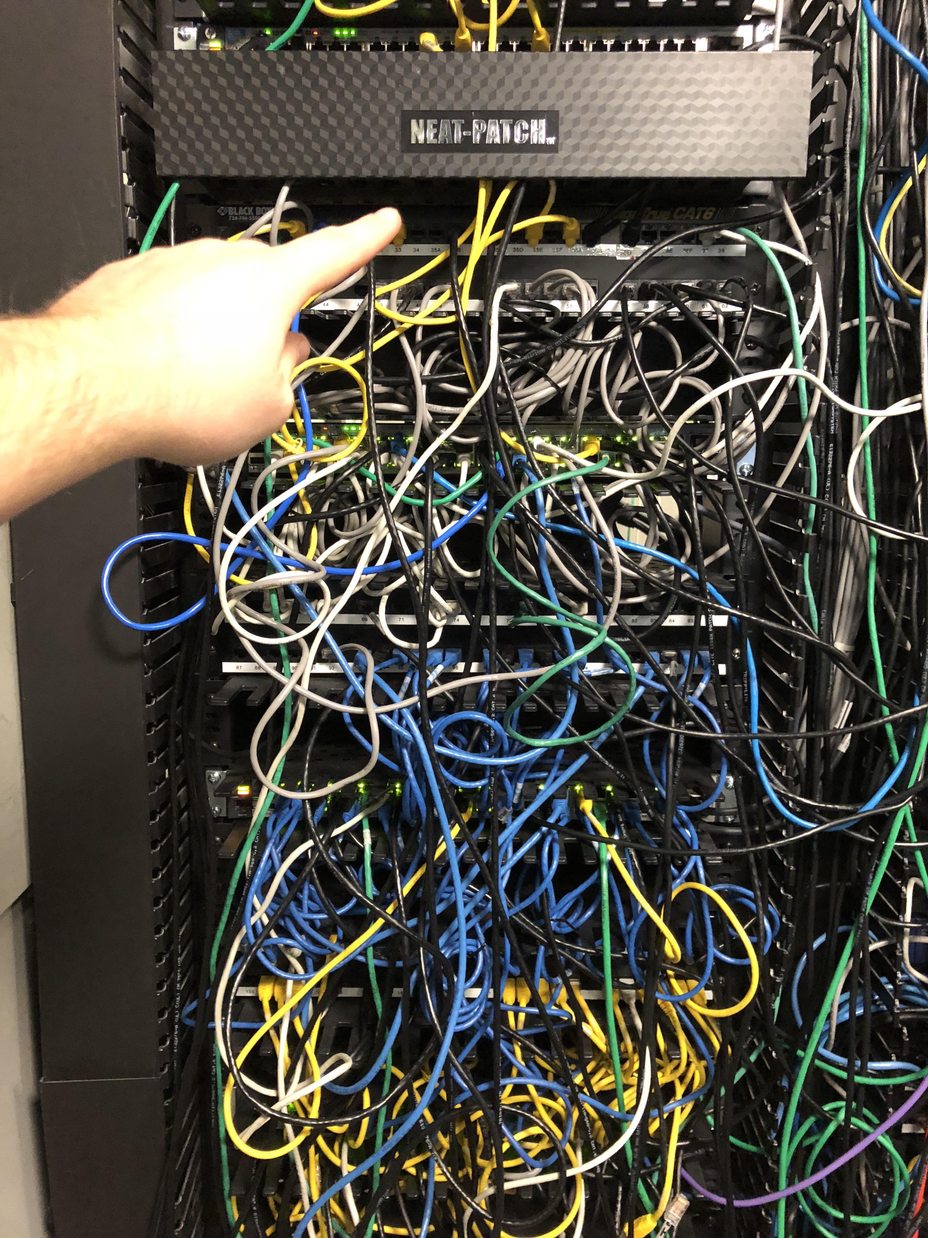 Ironic cabling | Scrolller