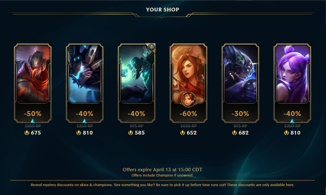 Is Anybody Elses Your Shop Bugged Its Only Showing That I Have 5