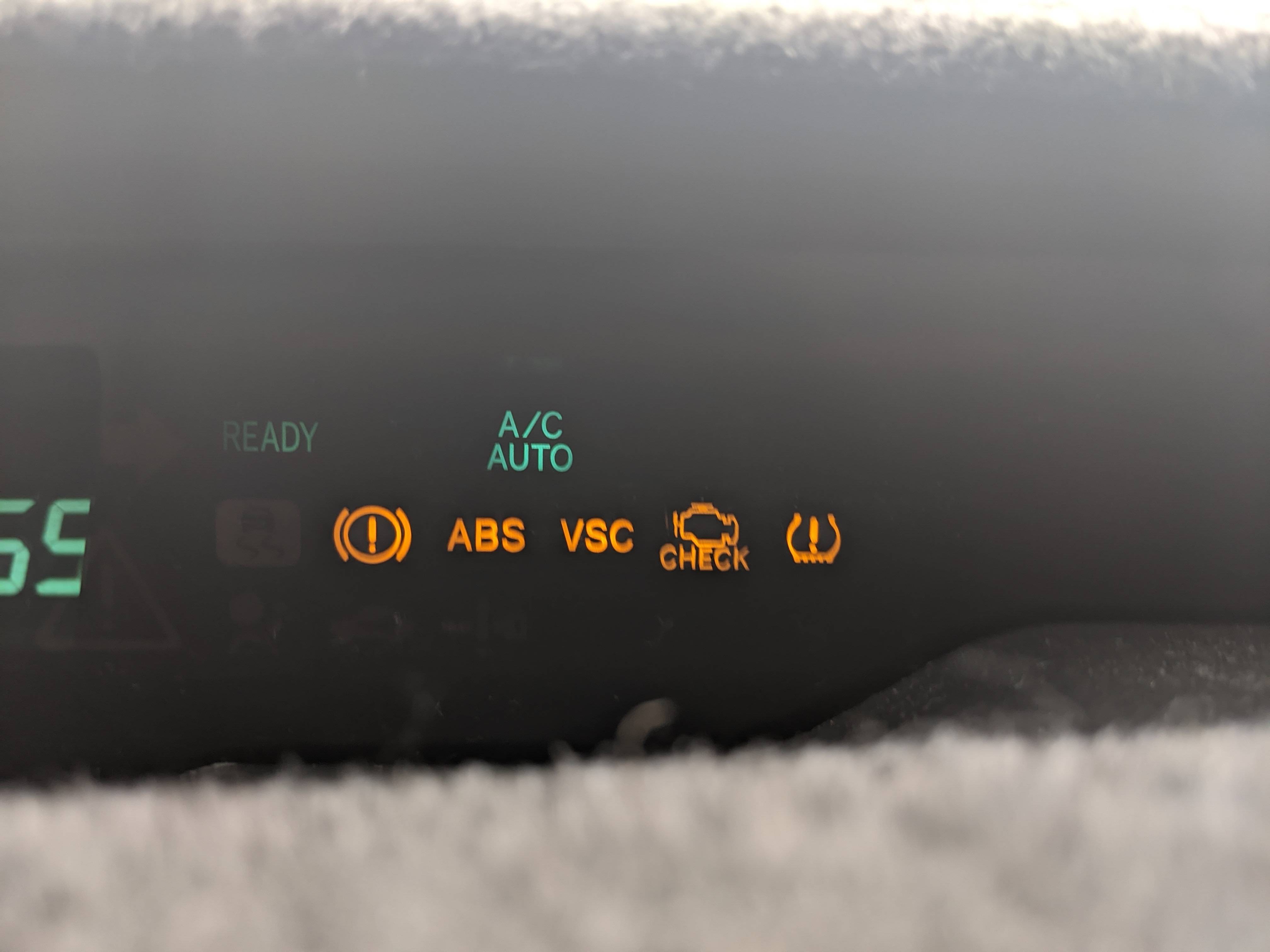 Is anybody know what all this is about? Ignoring the check engine light and the low tire ...