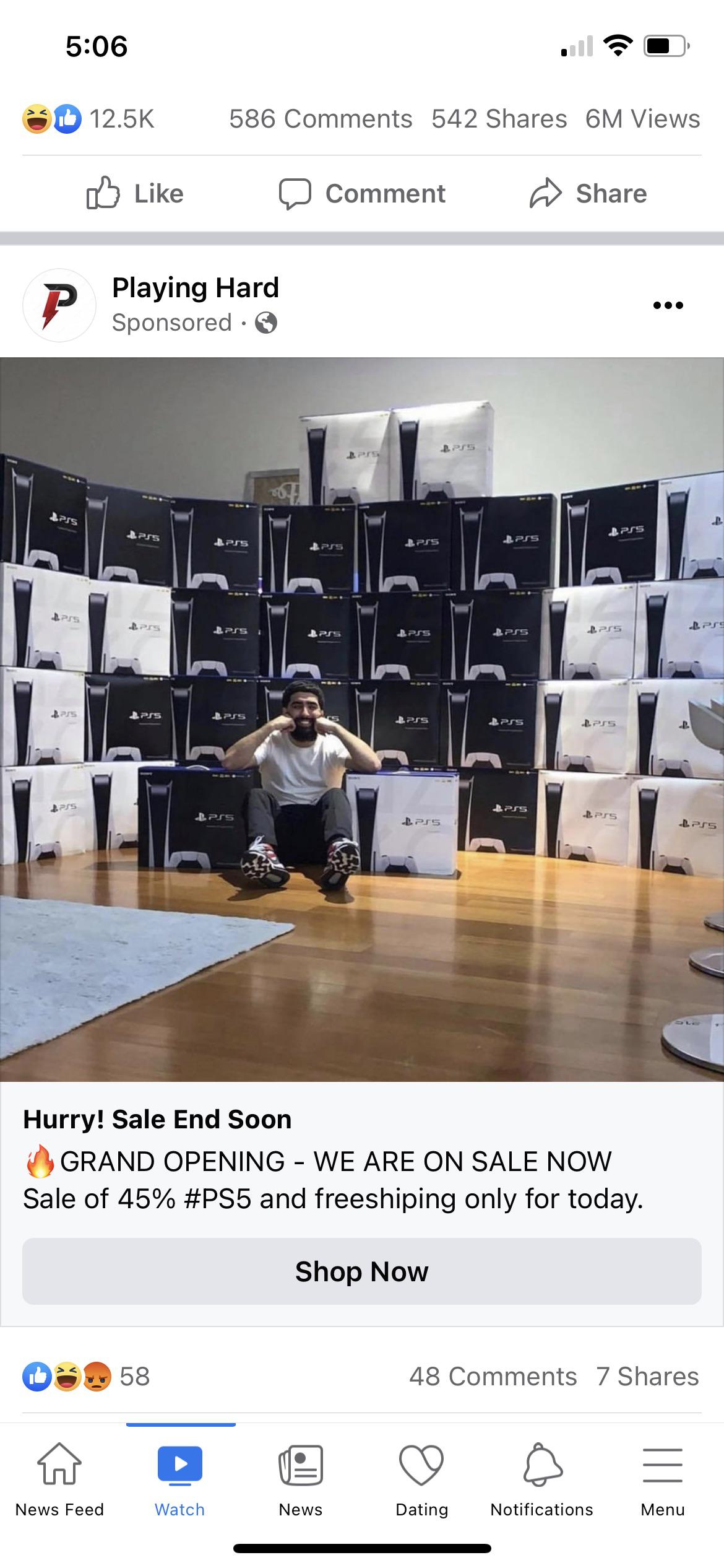 Is this a scalper in my ads? | Scrolller