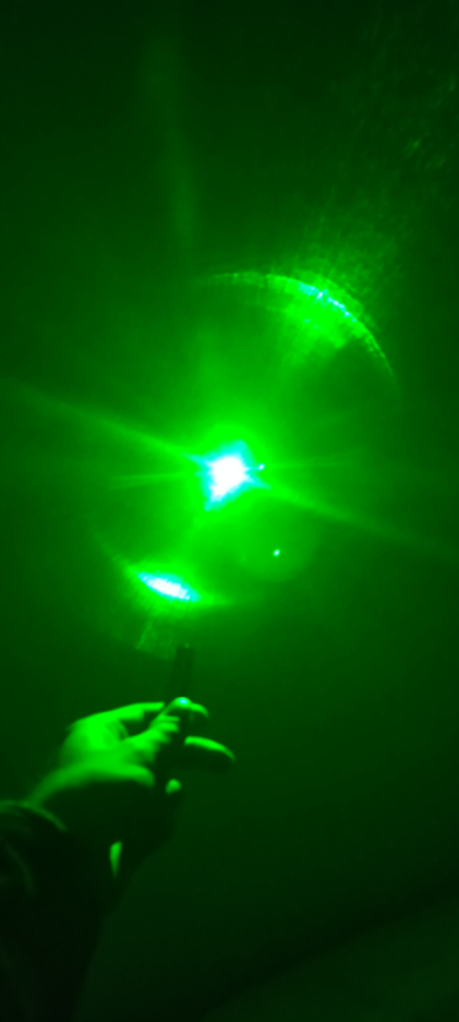 Is this halo effect normal for Sanwu Pocket lasers? | Scrolller